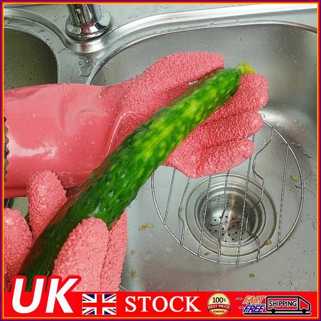 PEELED POTATO VEGETABLE Scraping Fish Scale Cleaning Glove Non-Slip ...