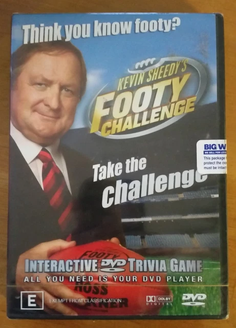 KEVIN SHEEDY'S FOOTY Challenge -Dvd R4 -2005- New & Sealed - Force ...