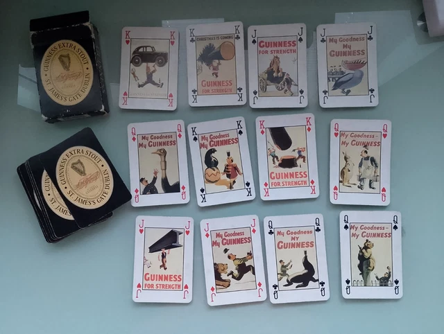 GUINNESS PLAYING CARDS 1999 Poster Deck - St James's Gate Dublin £12.94 ...