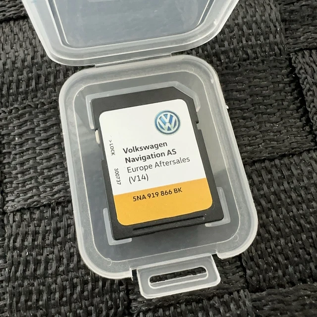 32GB ORIGINAL VW SD Karte 2025 Update V20, Europa AS VW Navi Discover ...