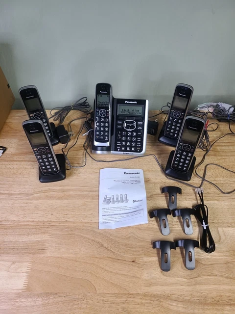 TELÉFONO INALÁMBRICO PANASONIC KX-TG885SK 4 con tecnología DECT 6 y ...