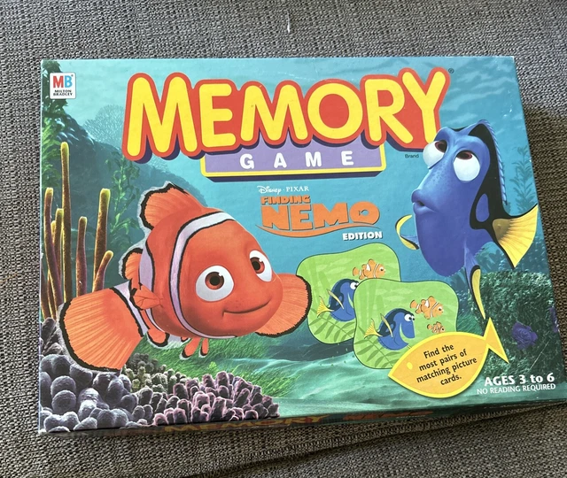 MEMORY GAME DISNEY Pixar Finding Nemo Edition Milton Bradley/Hasbro $9. ...