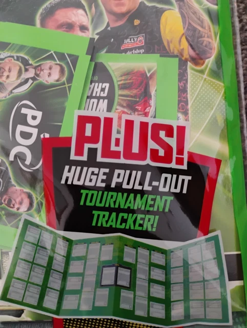 1ST EVER PANINI 2026 PDC Darts World Championship Sticker Album + 5 ...