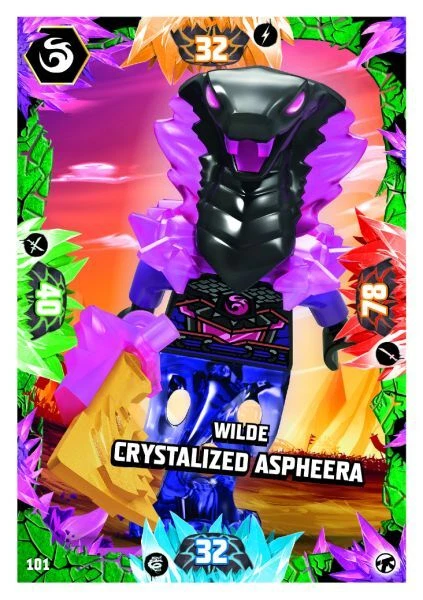 KARTE 101 - Wilde Crystalized - Aspheera - LEGO Ninjago Serie 8 NEXT ...
