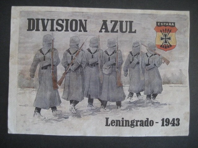 AFFICHE DIVISION AZUL. 1943 Leningrad. N°2 EUR 15,00 - PicClick FR
