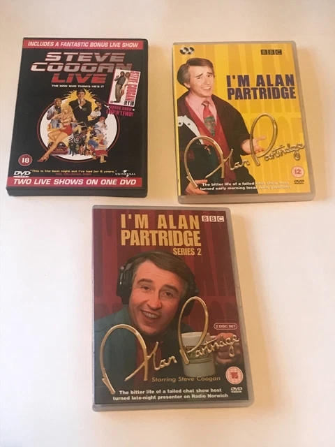 SET OF DVD Alan Partridge: Series 1&2 and Steve Coogan Live EUR 5,83 ...
