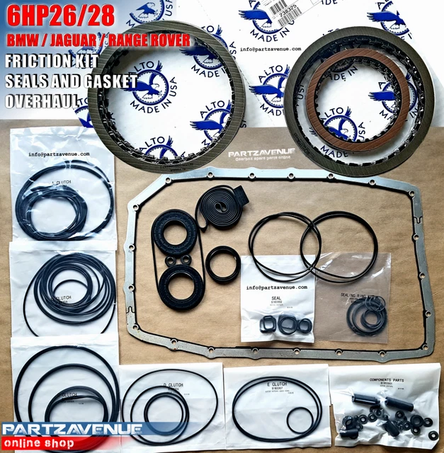 ZF 6HP28 GEARBOX Overhaul Friction Kit Seals And Gasket Land Rover Bmw ...