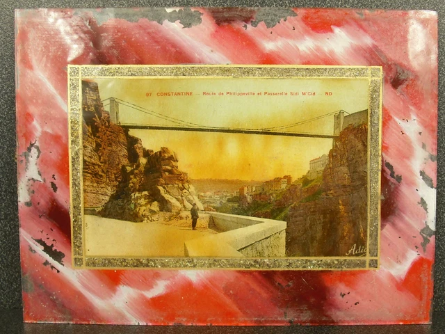 CARTOLINA CONSTANTINE STRADA Di Philippeville Passerella Sidi M'Cid ...