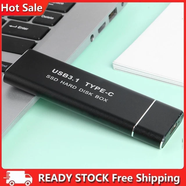 NVME EXTERNAL SDD Enclosure M.2 Key SSD Hard Disk Box PCIE NVME (Black ...