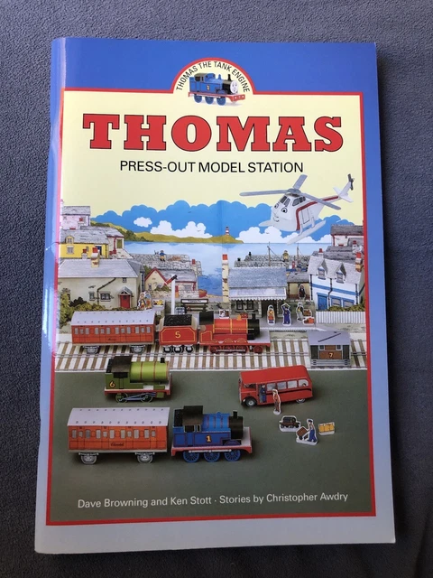 THOMAS THE TANK Engine Press-out Model Book by Christopher Awdry ...