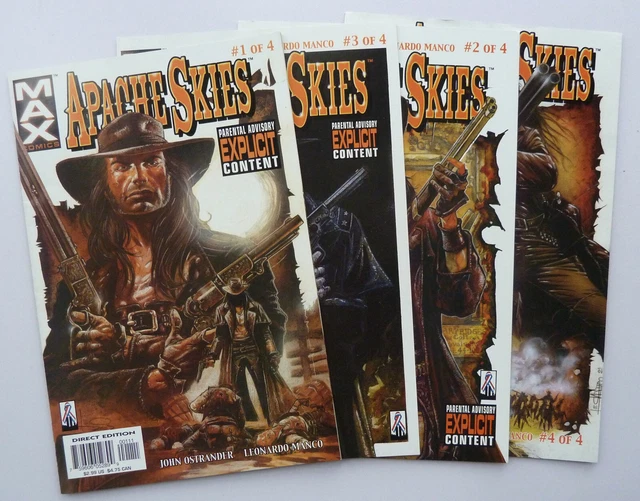 APACHE SKIES #1 to 4 - Complete Set of 4 Comics Max (Marvel) 2002 VF- 7 ...