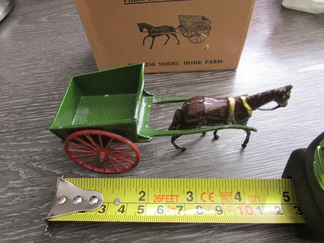VINTAGE BRITAINS MODEL Farm:Two Wheeled Tumbrel (repainted ) £13.20 ...