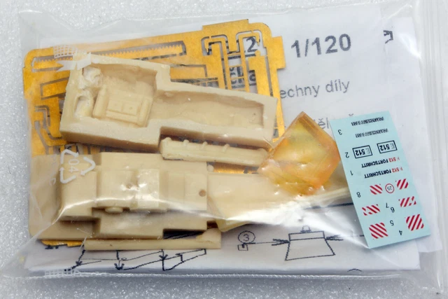 TTAUTA RESIN BAUSATZ Fortschritt E512 Mähdrescher DDR, TT/ 120 [F(25 ...