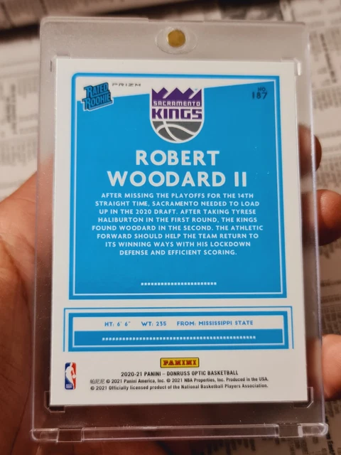 ROBERT WOODARD II - 20-21 Optic Rated Rookie Hyper Pink Prizm #187 $2. ...