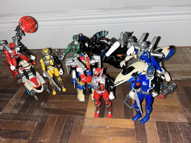 POWER RANGERS SPD SWAT Action Figure Battlizer Vehicle Weapon Bundle £ ...