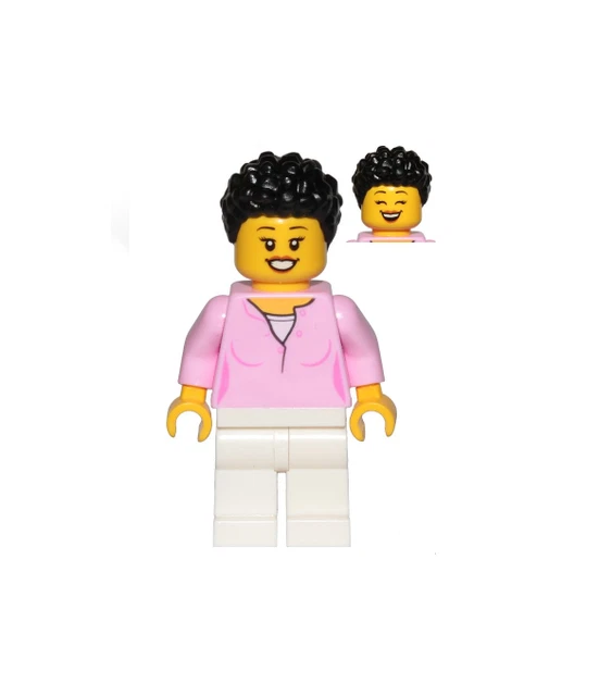 LEGO CITY PEOPLE Pack Fun Fair Mum Mom Rosa Top CTY1018 Minifigure ...