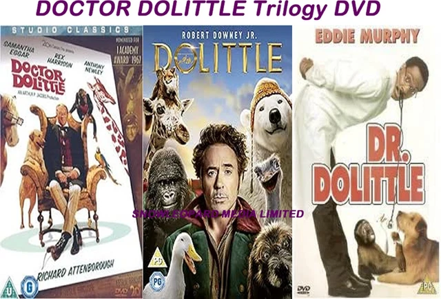 DOCTOR DOLITTLE TRILOGY DVD Collection Dr Doolittle Movie Film UK 1967 ...