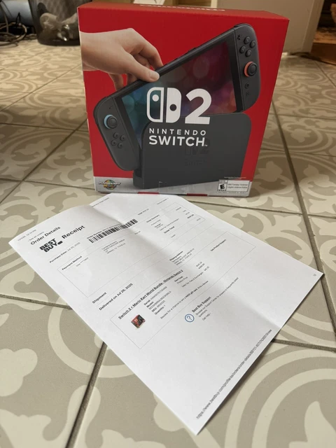 NINTENDO SWITCH 2 Handheld Console System - Mario Kart World Bundle ...