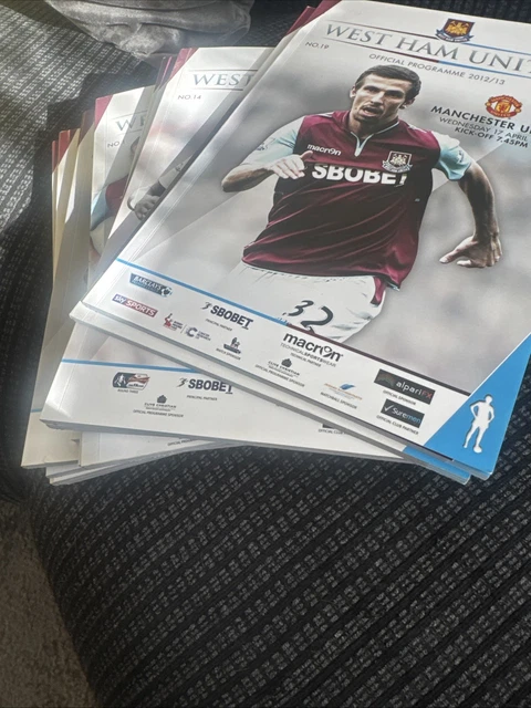 WEST HAM UNITED Programmes £4.36 - PicClick UK