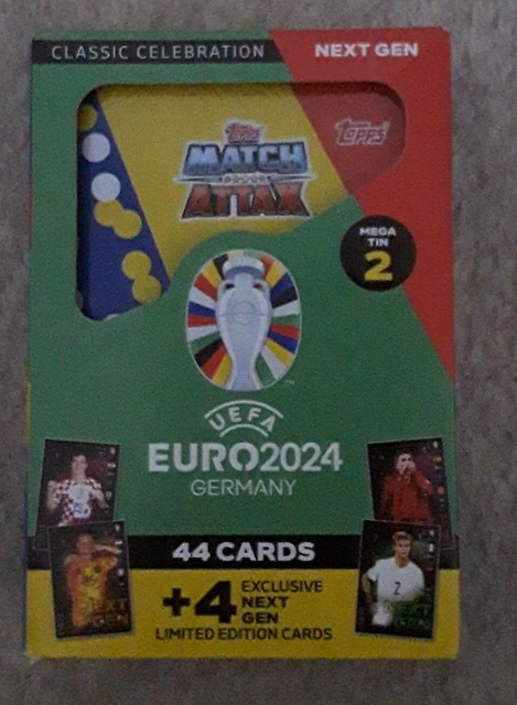 EURO 2024 MATCH Attax Next Gen Mega Tin 2 Topps Trading Cards $24.88 ...