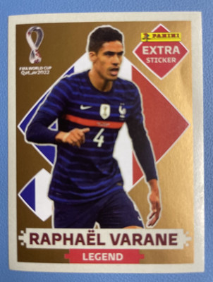 PANINI FIFA WORLD Cup Qatar 2022 Extra Sticker - Raphael Varane Bronze Legend £8.00 - PicClick UK
