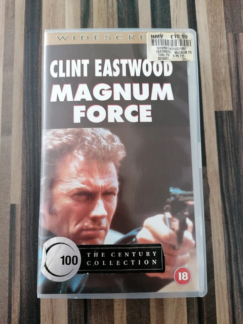 MAGNUM FORCE - Clint Eastwood - Widescreen VHS - Excellent condition ...