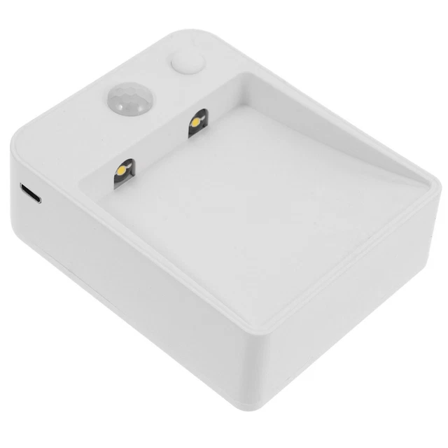 SQUARE SHAPED MOTION-SENSING Cordless Battery Powered LED Night Light ...