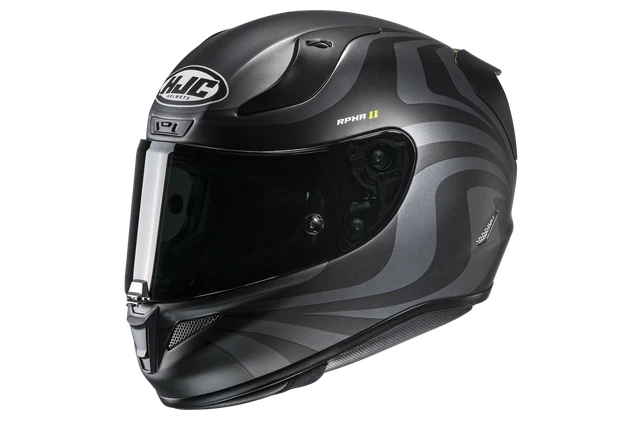 CASQUE HELM CASQUE Helmet HJC Rpha 11 Eldon MC5SF Taille M Zèbre Gris ...