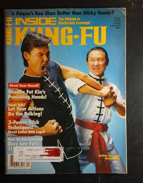 INSIDE KUNG FU Magazine April 1992 - Arthur Lee and Harlen Lee / Choy ...