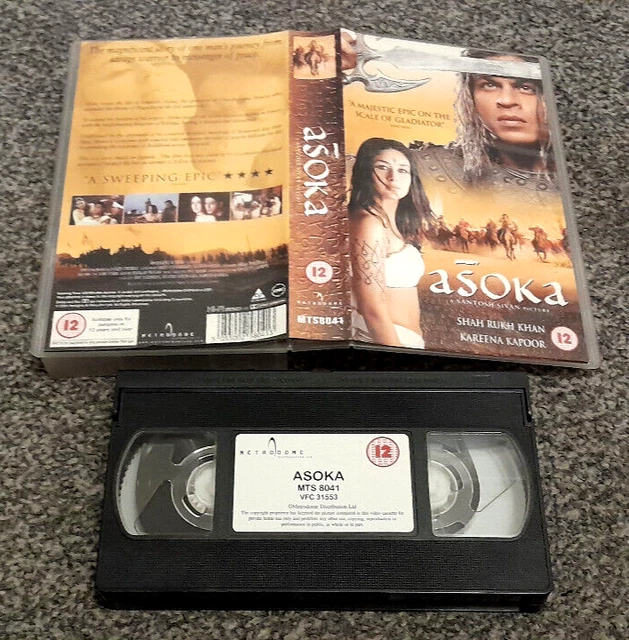 ASOKA SHAH RUKH Khan Kareena Kapoor Danny Dengzongpa Pal Vhs Video £4. ...