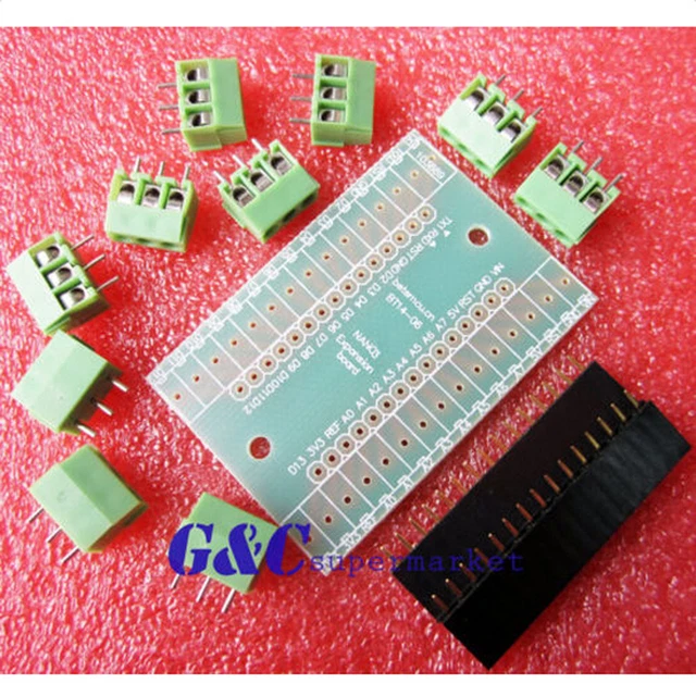 NANO TERMINAL ADAPTER for the Arduino Nano V3.0 AVR ATMEGA328P-AU ...