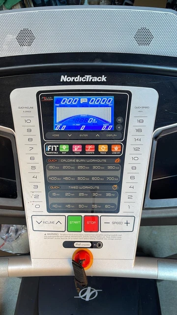 NORDIC TRACK T5.5 running machine treadmill folding £199.00 - PicClick UK