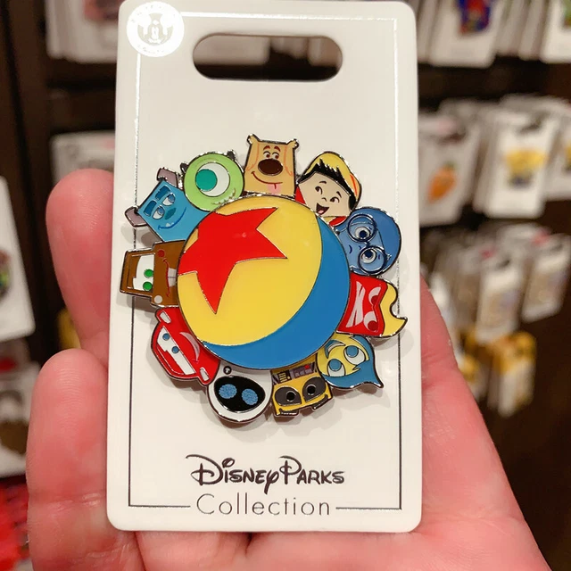 DISNEY PIN AUTHENTIC spinner Pixar monsters wall-e UP inside out ...