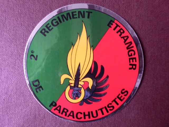 STICKER ARMEE FRANCAISE LEGION ETRANGERE 2ème REP REGIMENT PARACHUTISTE ...