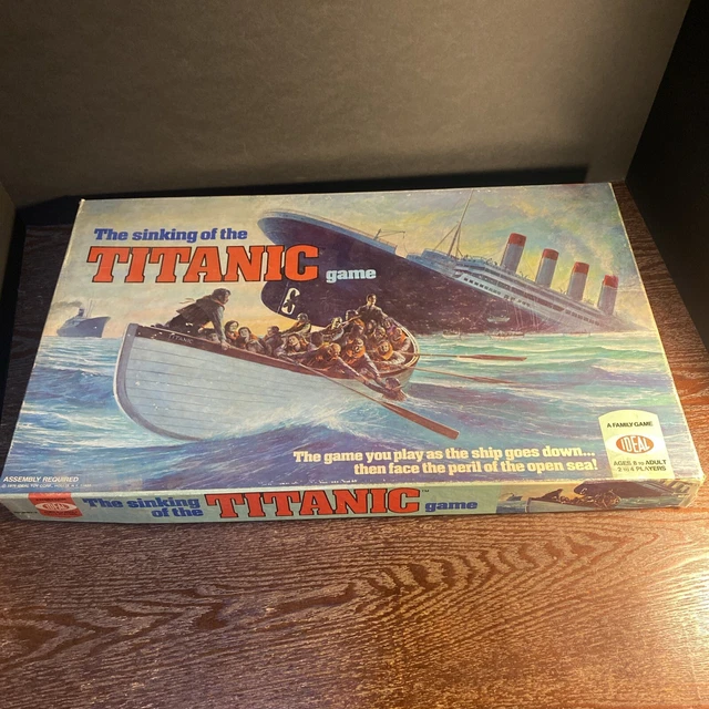 THE SINKING OF the Titanic Board Game Ideal Toys 1976 Complete £70.96 ...