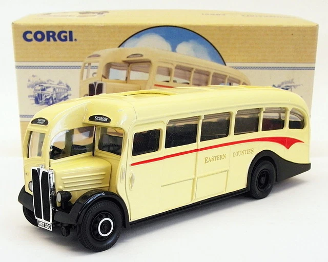CORGI 1/50 SCALE Model Bus 98161 - AEC Regal Coach - Eastern Counties ...