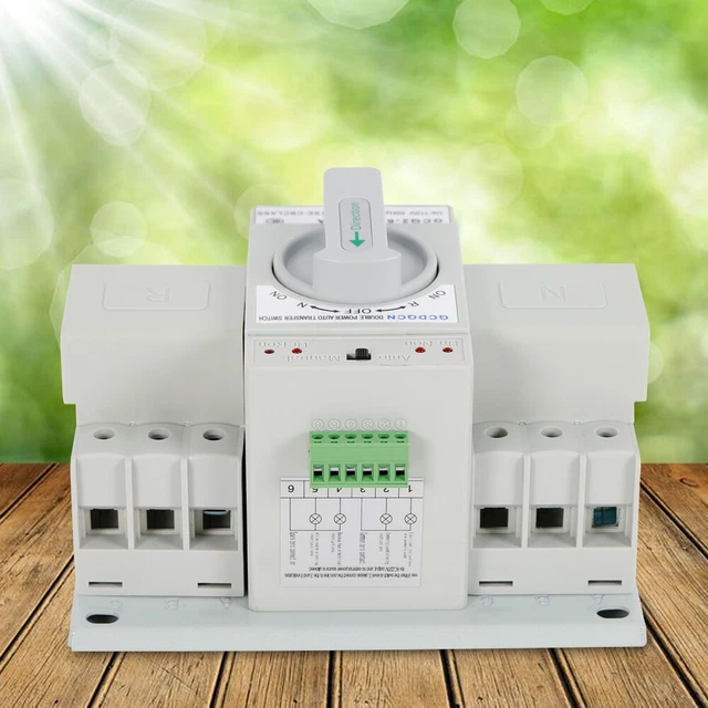 3P/63A DUAL POWER Automatic Switch Power Transfer Switch 220V £39.53 ...