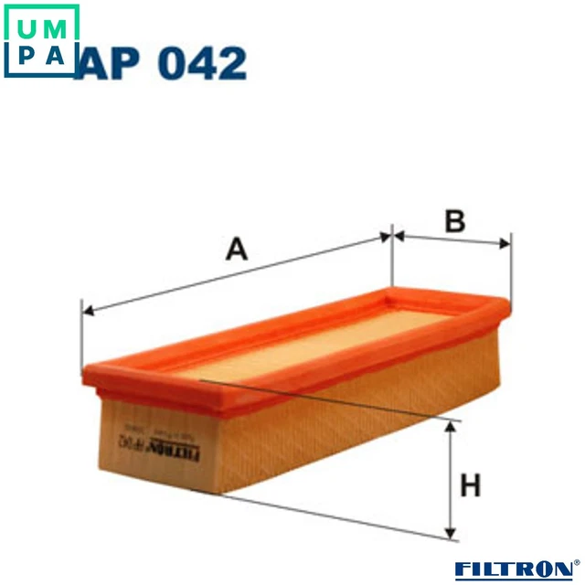 AIR FILTER AP 042 For Zastava Fiat Tipo Tempra/Sw/S.w. Uno Toyota ...