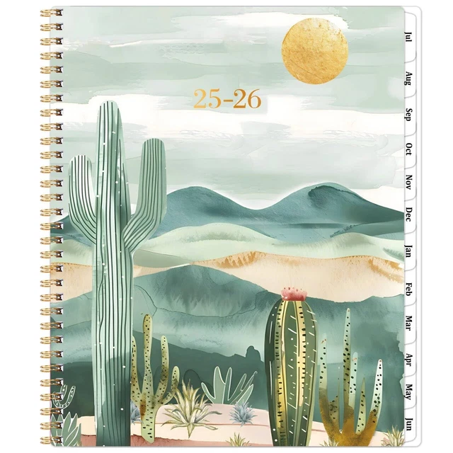 ACADEMIC PLANNER 2025-2026, JULY 2025 - JUNE 2026, 9" x 11", 2025-2026 ...