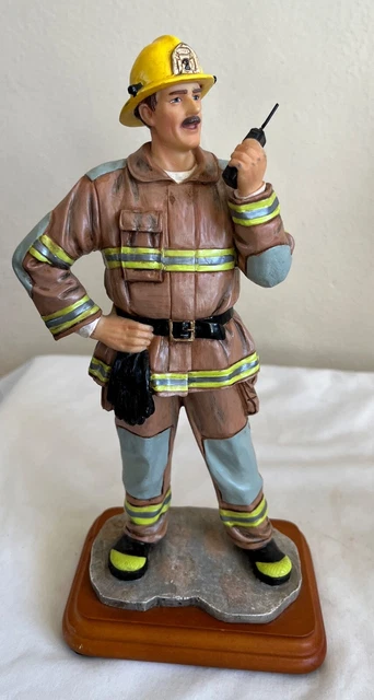 2 VANMARK RED Hats Of Courage Michael Garman Firefighter Figure Fireman ...
