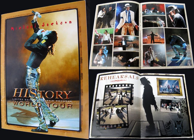 MICHAEL JACKSON PROGRAMME HISTORY Limited Edition Souvenir Program 1997 ...