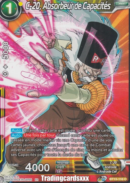 DRAGON BALL SUPER - C-20, Absorbeur de Capacités : C BT13-116 £0.86 ...