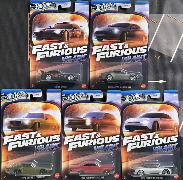 HOT WHEELS FAST And Furious 2025 Villains set Silver series 🔥Pre order ...