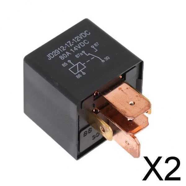 RELAIS SPDT 2X12V/80A, Relais de Courant de Fonctionnement Normalement ...