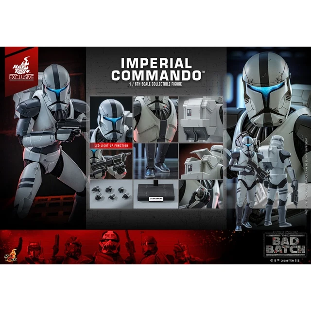 IMPERIAL COMMANDO STAR Wars The Bad Batch TMP Fully Poseable Exclusive ...