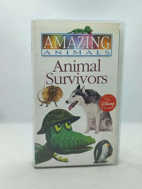 AMAZING ANIMALS - Animal Survivors On VHS Video Cassette Tape £9.99 ...