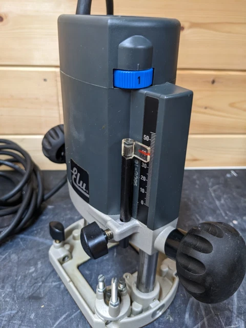 ELU MOF 96E 1/4" Plunge Router 240V + 300mm Dovetail Jig + Trend Bits ...