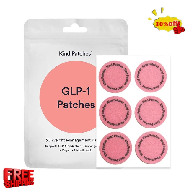 KIND PATCHES GLP-1 Weightless Patches - Cravings Support 30 Vegan ...