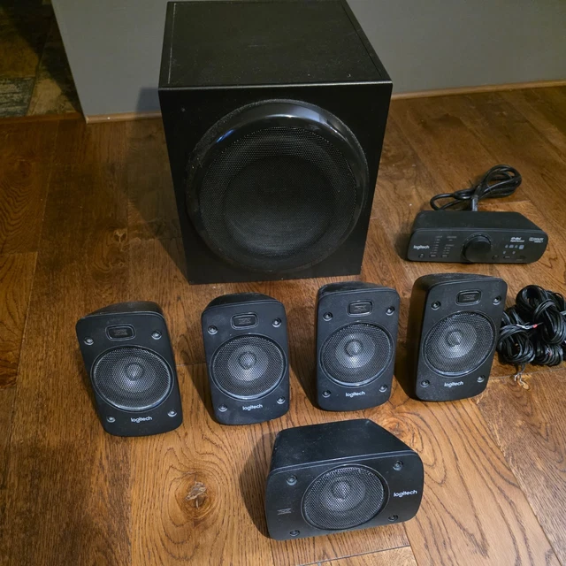 LOGITECH Z906 5.1 Surround Sound Speaker System 1000 Watts Peak Power £ ...
