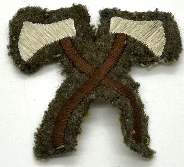 BRITISH MILITARY ISSUE Assault Pioneer Crossed Axes Trade TRF Patch £4. ...